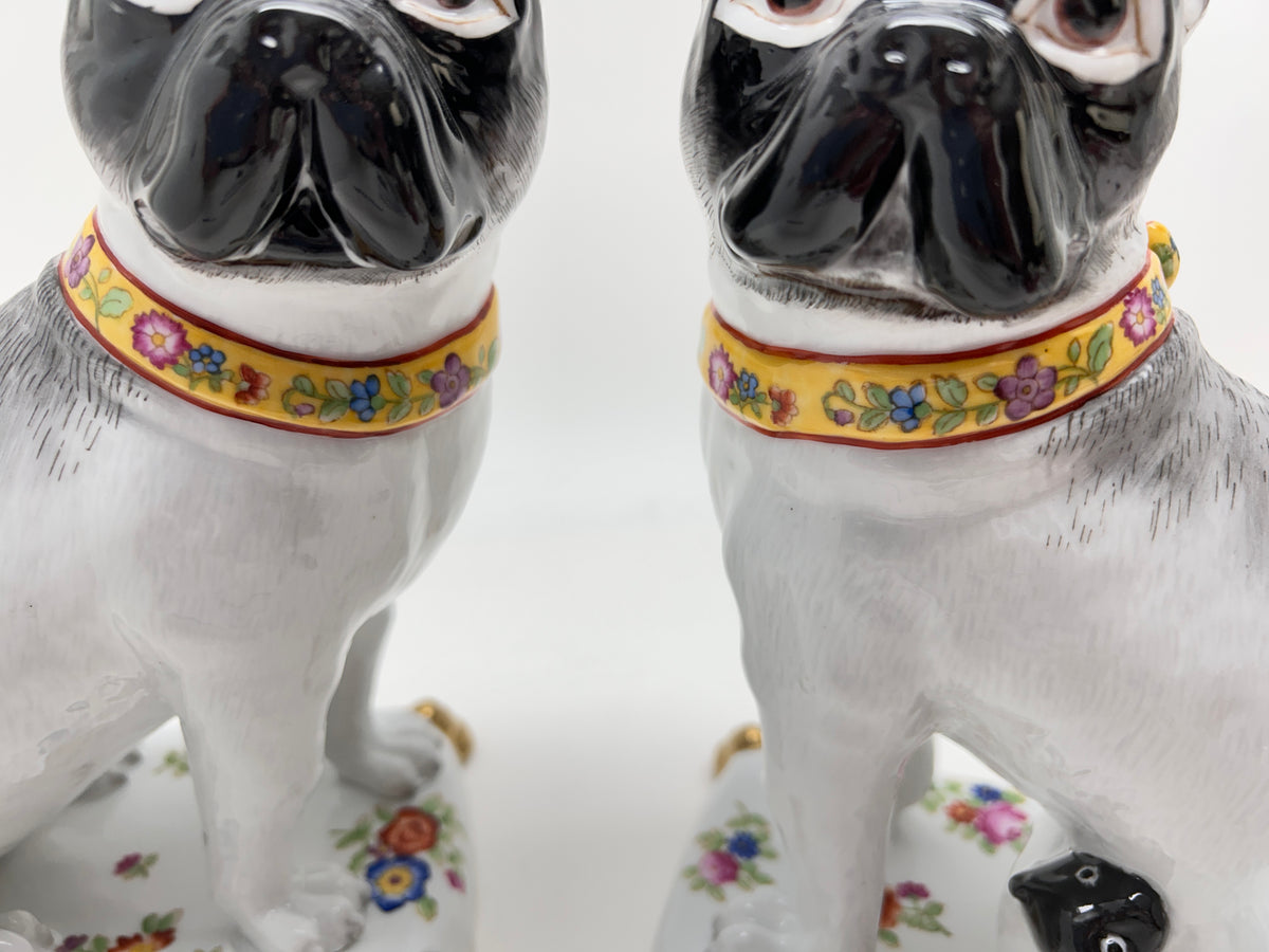 Chelsea House Porcelain Pugs with Nursing Pup Figurine Pair. – BINCHEY ...